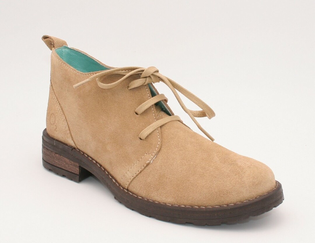 Oxygen Suede Ankle Boot Tweed Sand - Etsy UK