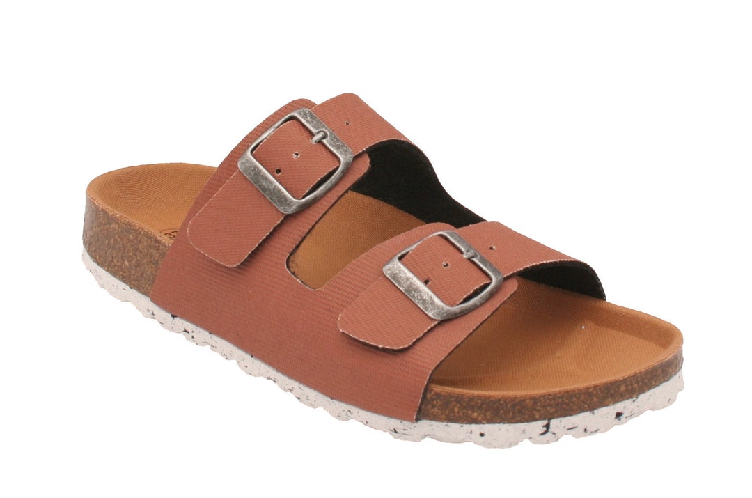 Oxygen Sustainable Footbed Sandal Tasman Tan - Etsy