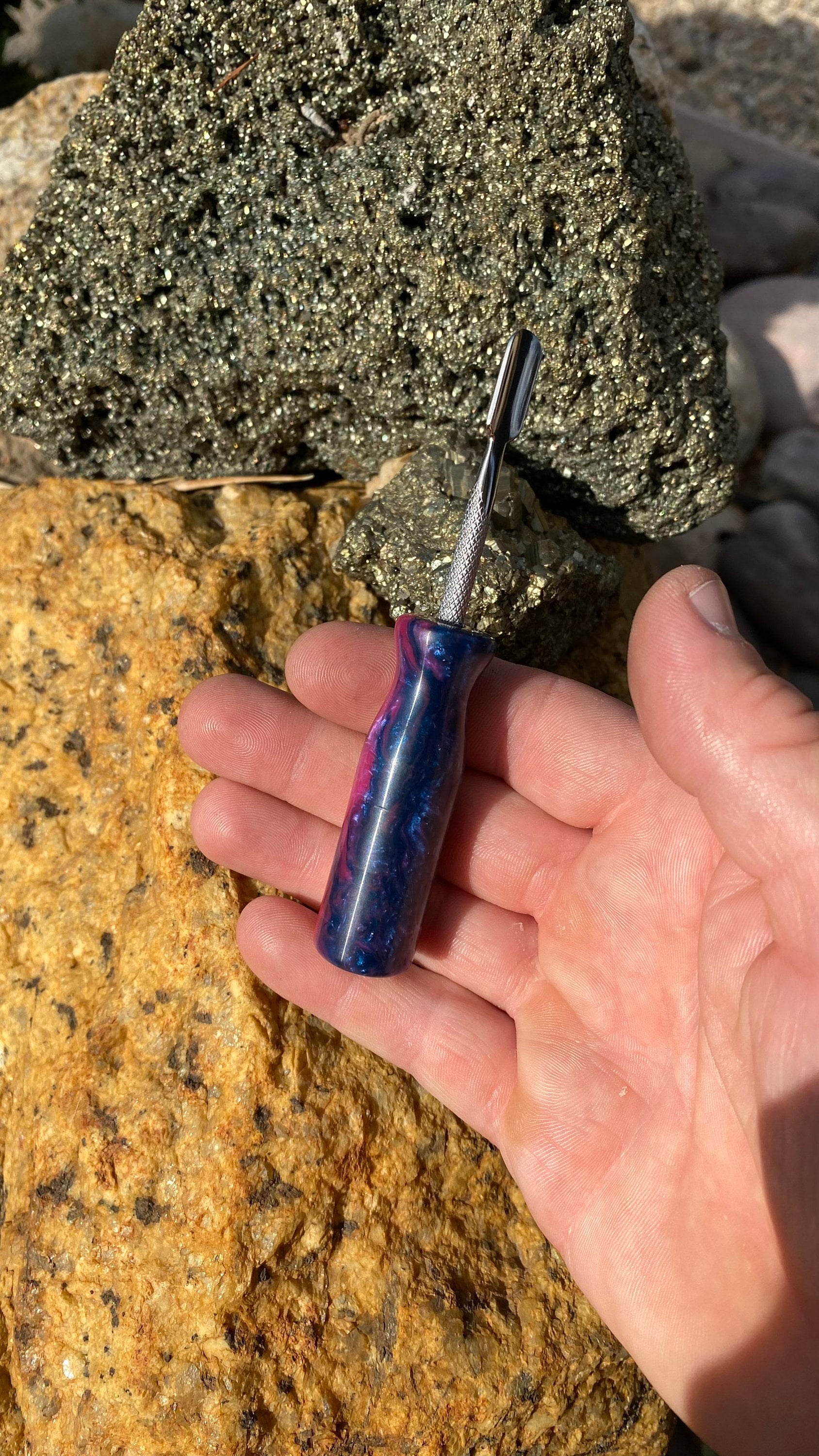 Stainless Steel Wax Carving Shovel Tip Tool With Hand Turned Acrylic ...