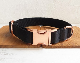 Rose Gold Dog Collar - Etsy