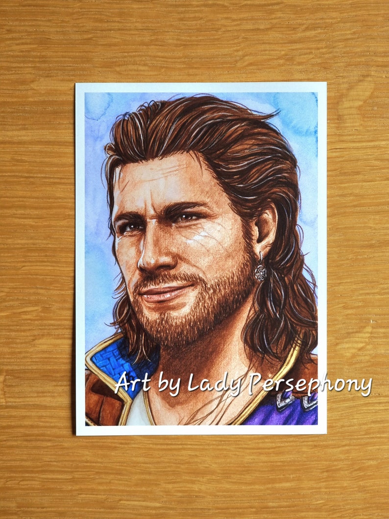 Gale Dekarios of Waterdeep Art Print 4 Watercolor Art, Painting ...