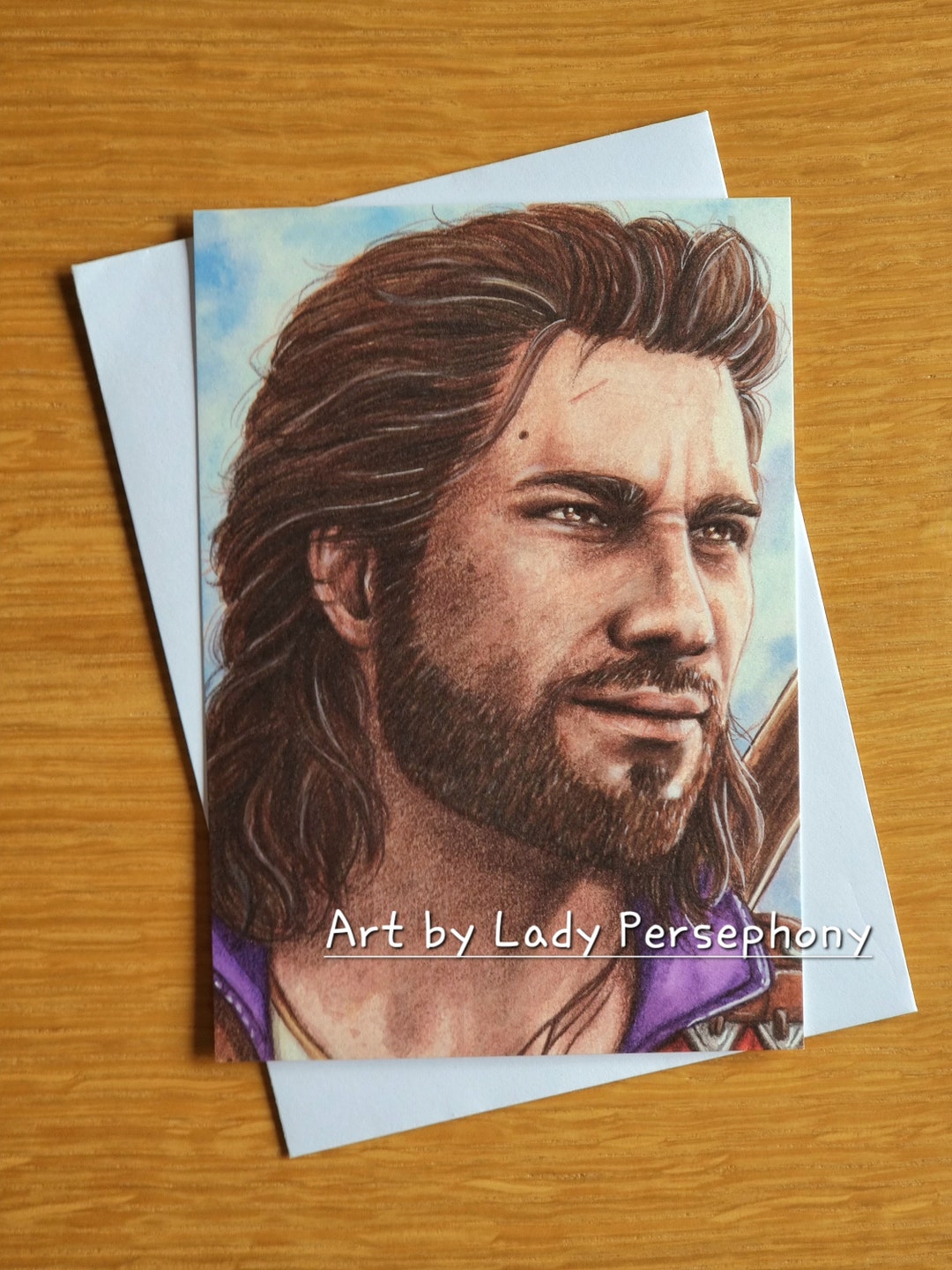 Gale Dekarios of Waterdeep Postcard Art Print 1 || Watercolor Art ...