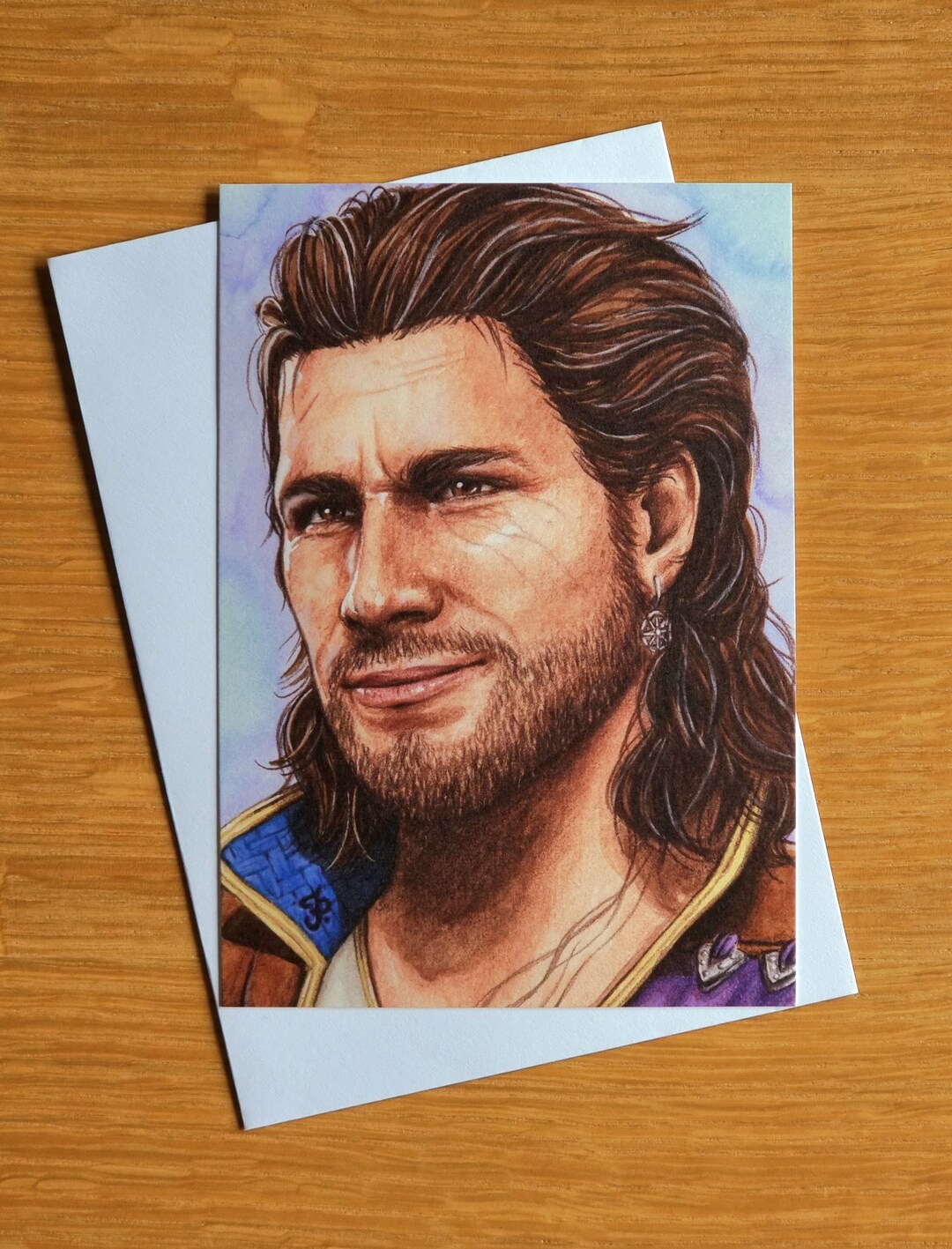 Gale Dekarios of Waterdeep Postcard Art Print 4 || Watercolor Art ...