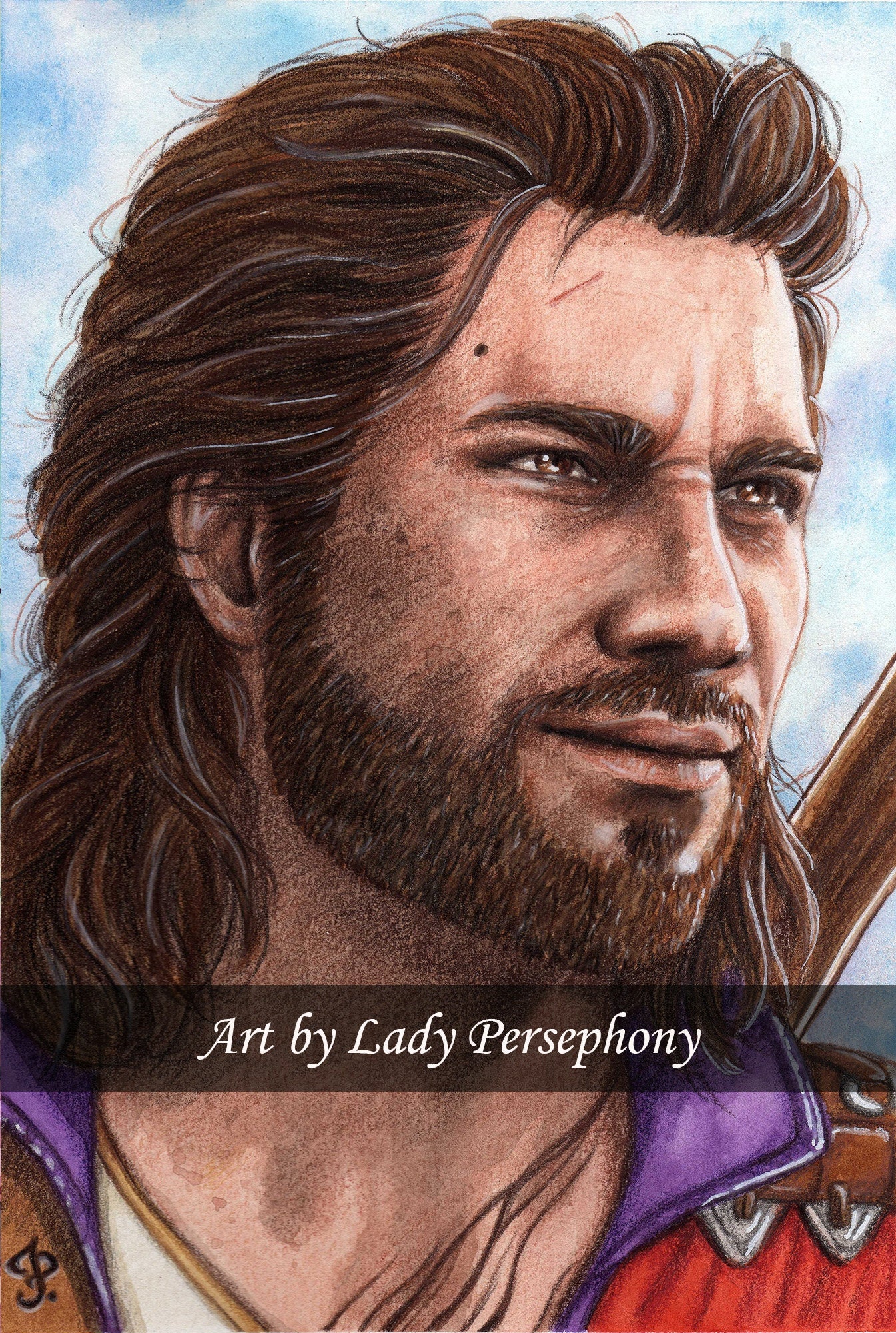 Gale Dekarios of Waterdeep Art Print 1 Watercolor Art, Painting ...