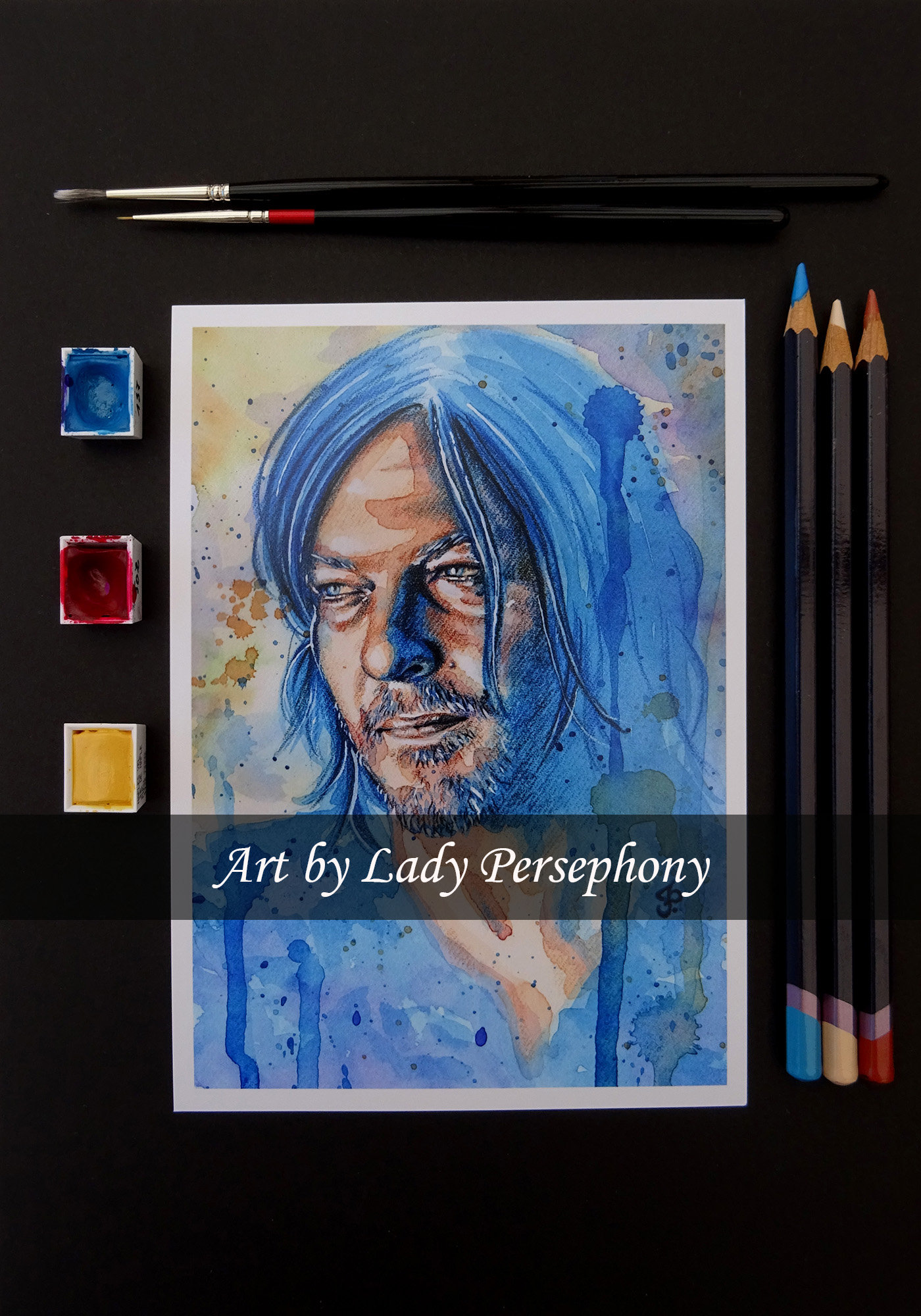 Norman Reedus Sculpture