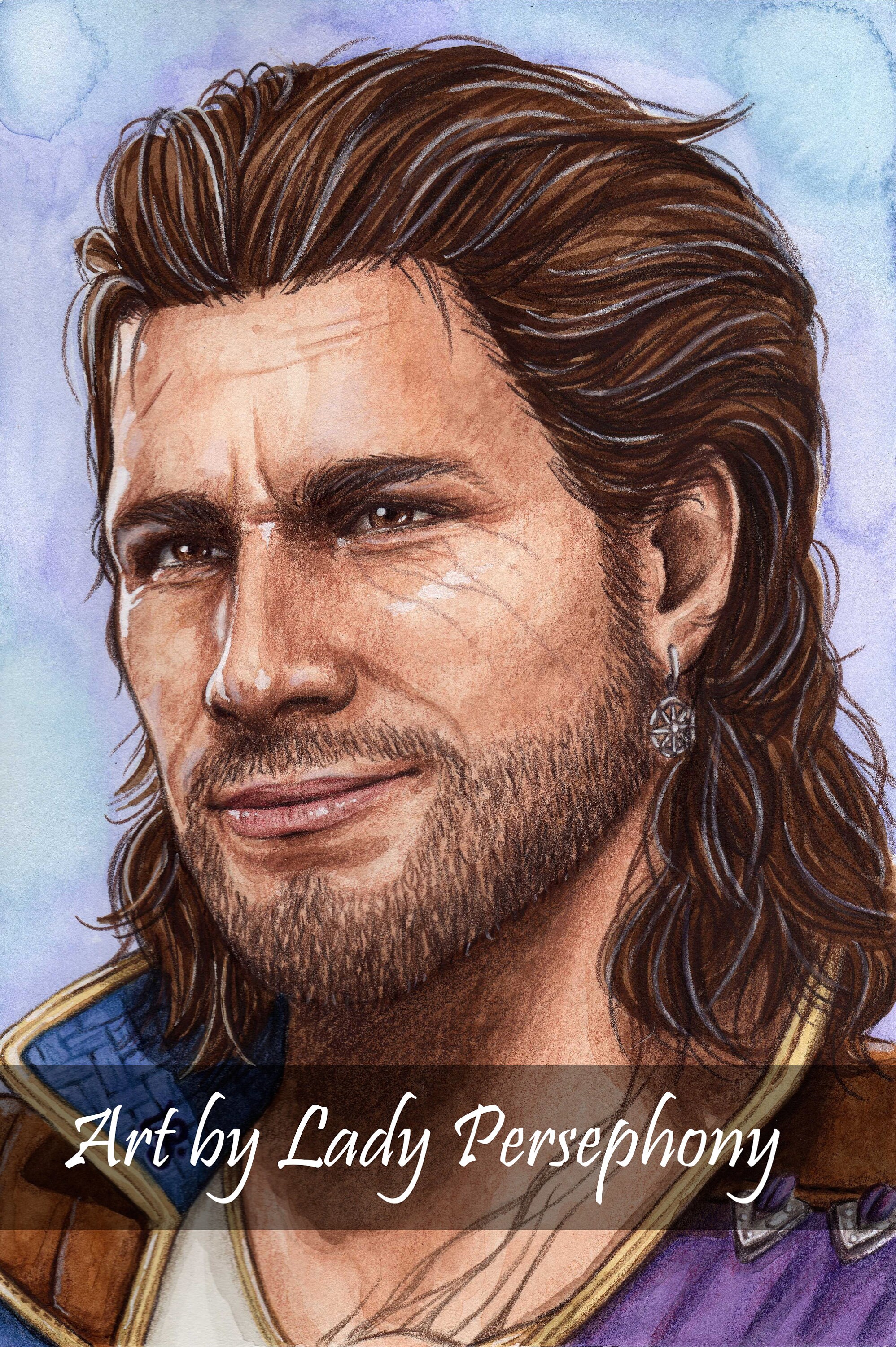 Gale Dekarios of Waterdeep Art Print 4 Watercolor Art, Painting ...