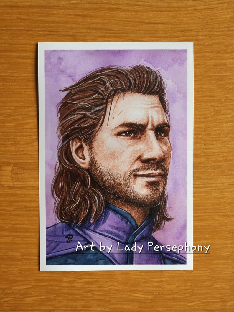Gale Dekarios of Waterdeep Art Print 3 Watercolor Art, Painting ...