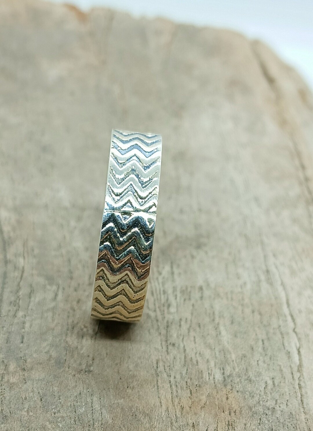 Zigzag Band Ring,zig Zakk Handmade Ring,beautiful Comfortable Light ...
