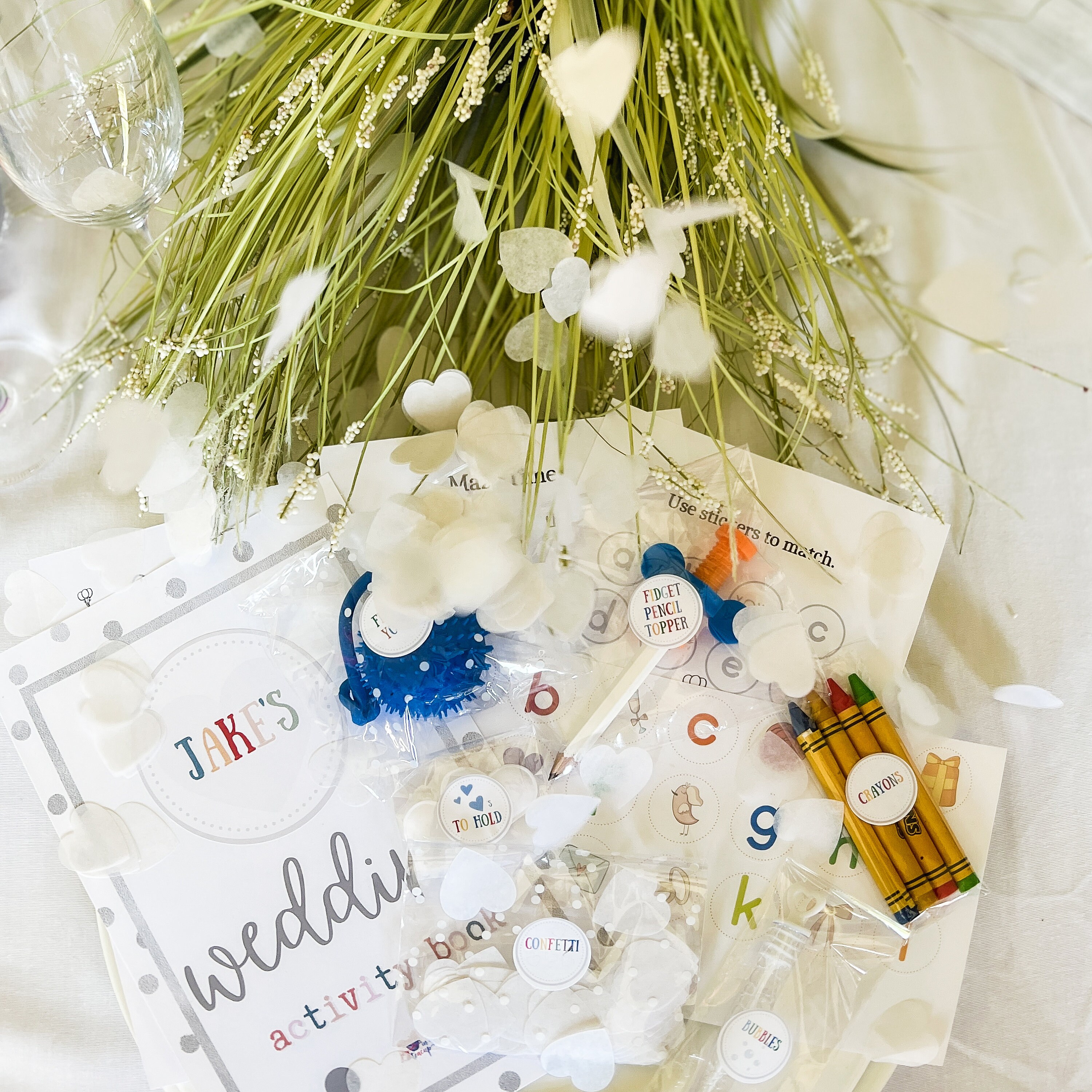 Personalized Wedding Themed Busy Box - Etsy