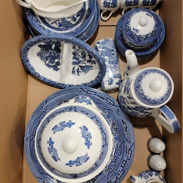 Blue Willow Dishes - Etsy