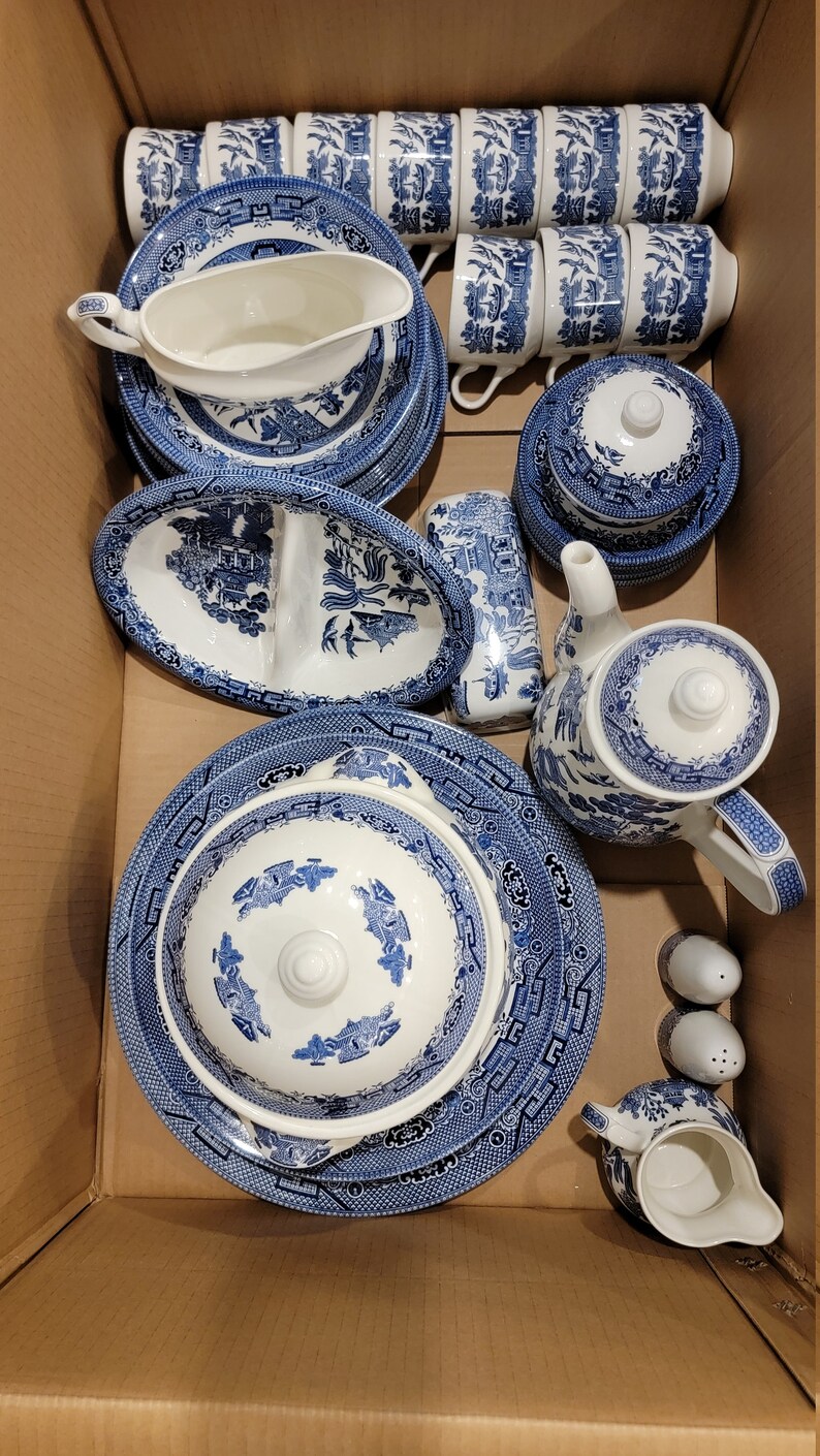 Blue Willow Dishes - Etsy