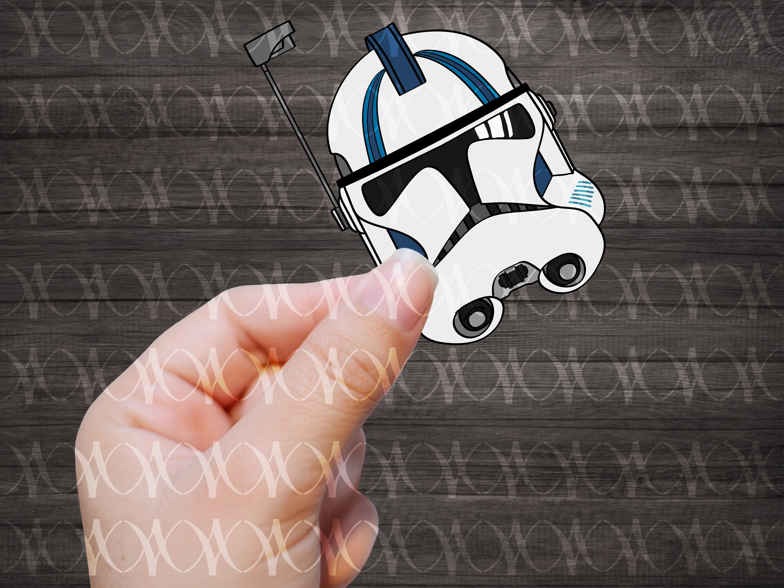 Echo Helmet Digital Vinyl Decal for Car, Laptop, Cell Phone, Water ...