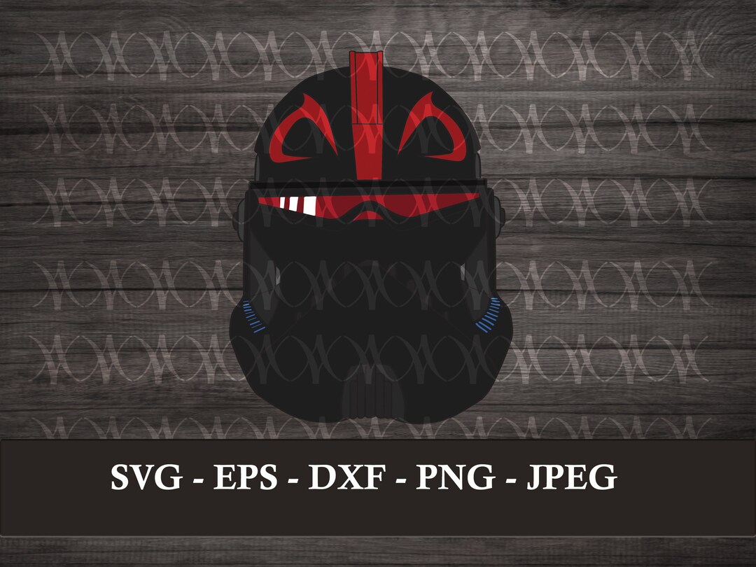 Shadow Captain Fordo Helmet Digital Vinyl Decal for Car, Laptop, Cell ...