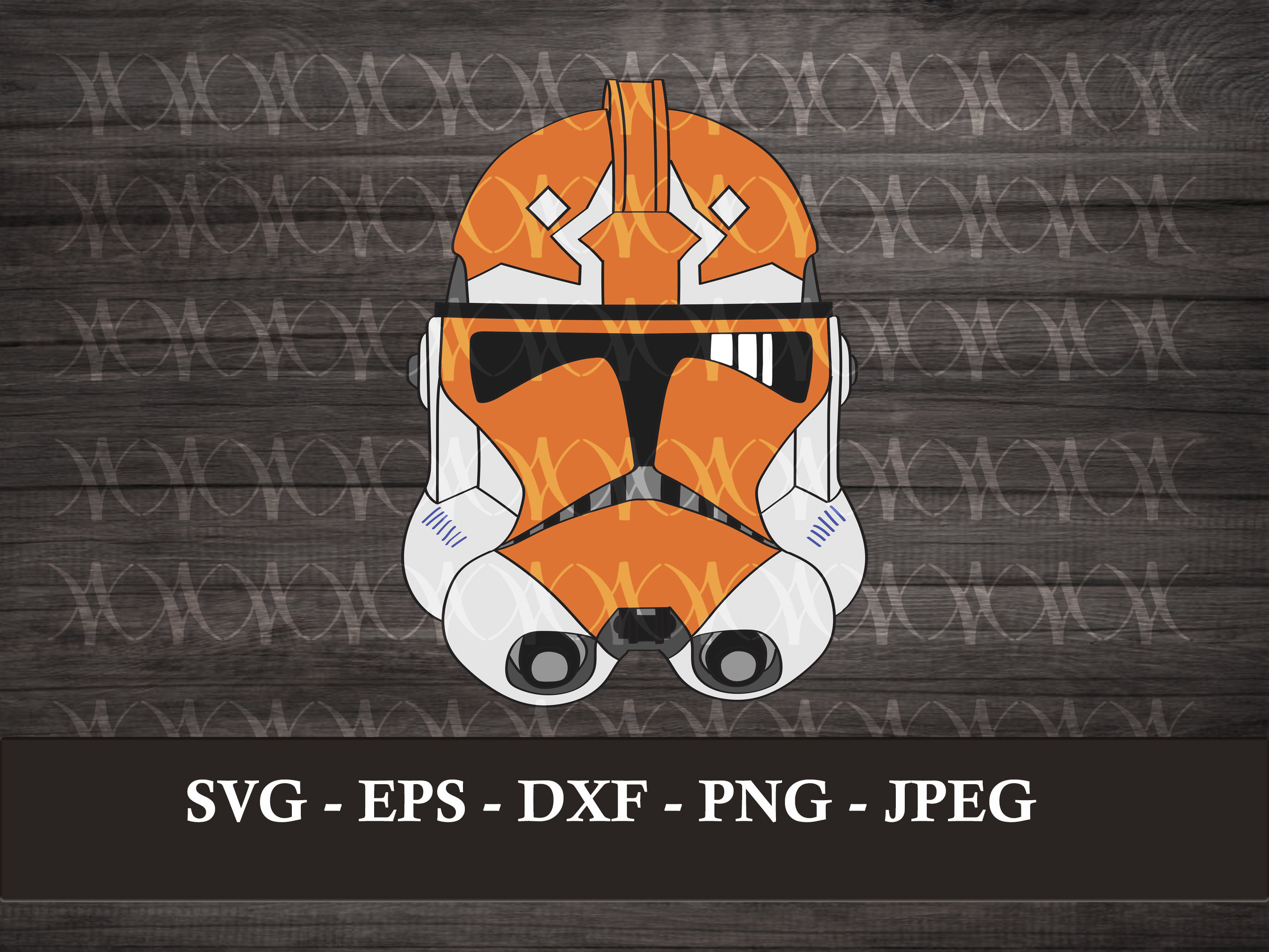 332nd Company Clone Trooper Helmet Digital Vinyl Decal for Car, Laptop ...