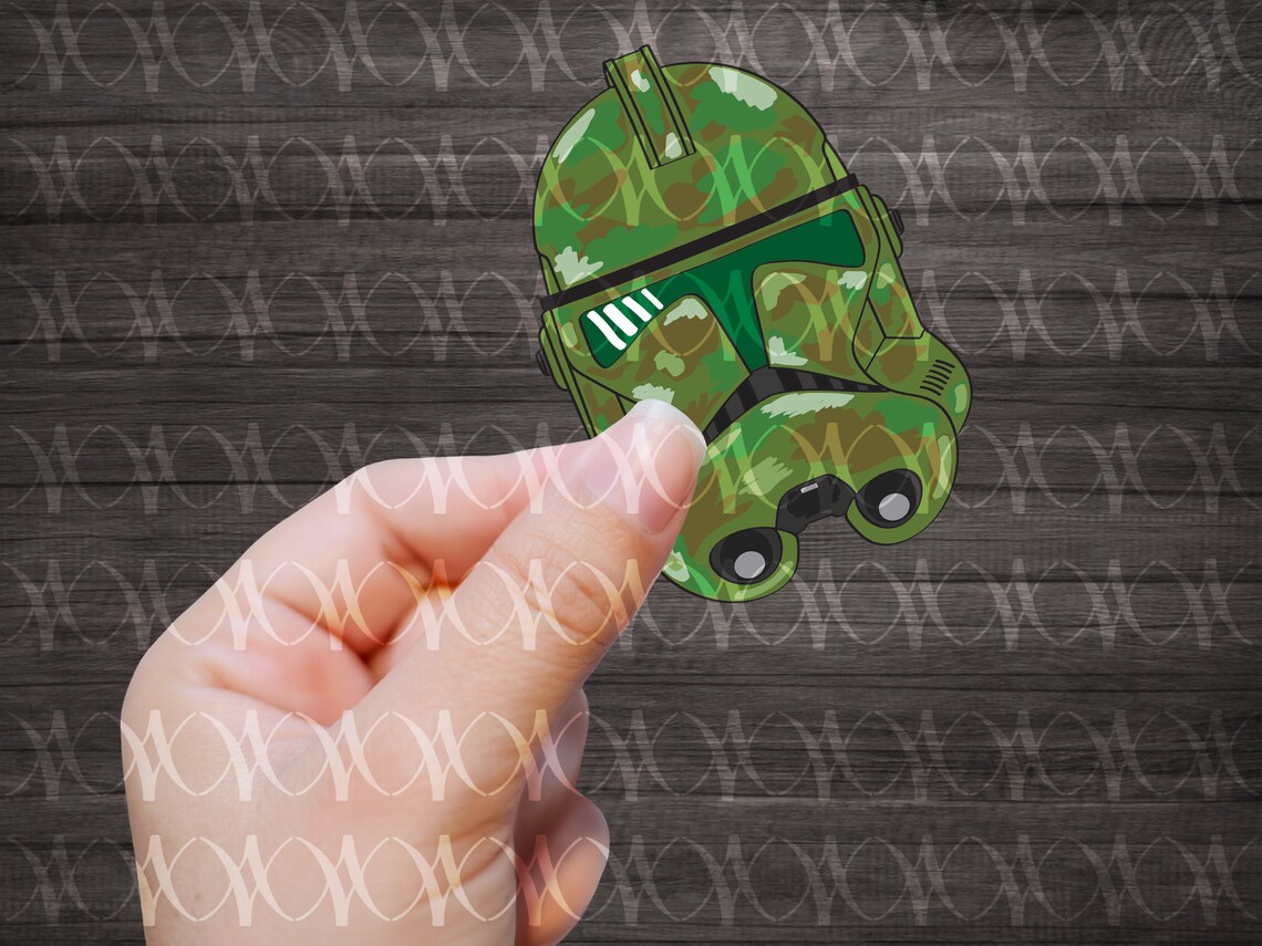 Camo Clone Trooper Digital Vinyl Decal for Car, Laptop, Cell Phone ...
