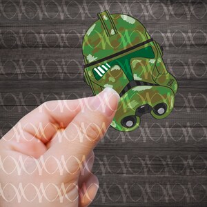Camo Clone Trooper Digital Vinyl Decal for Car, Laptop, Cell Phone ...
