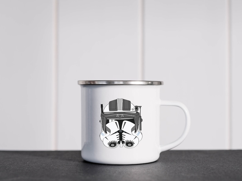 Imperial Commander Cody Helmet Clone Digital Vinyl Decal for Car ...