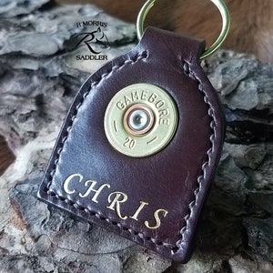 20 Gauge Shotgun Shell Keyring, Shotgun Cartridge Keyring, Personalised ...