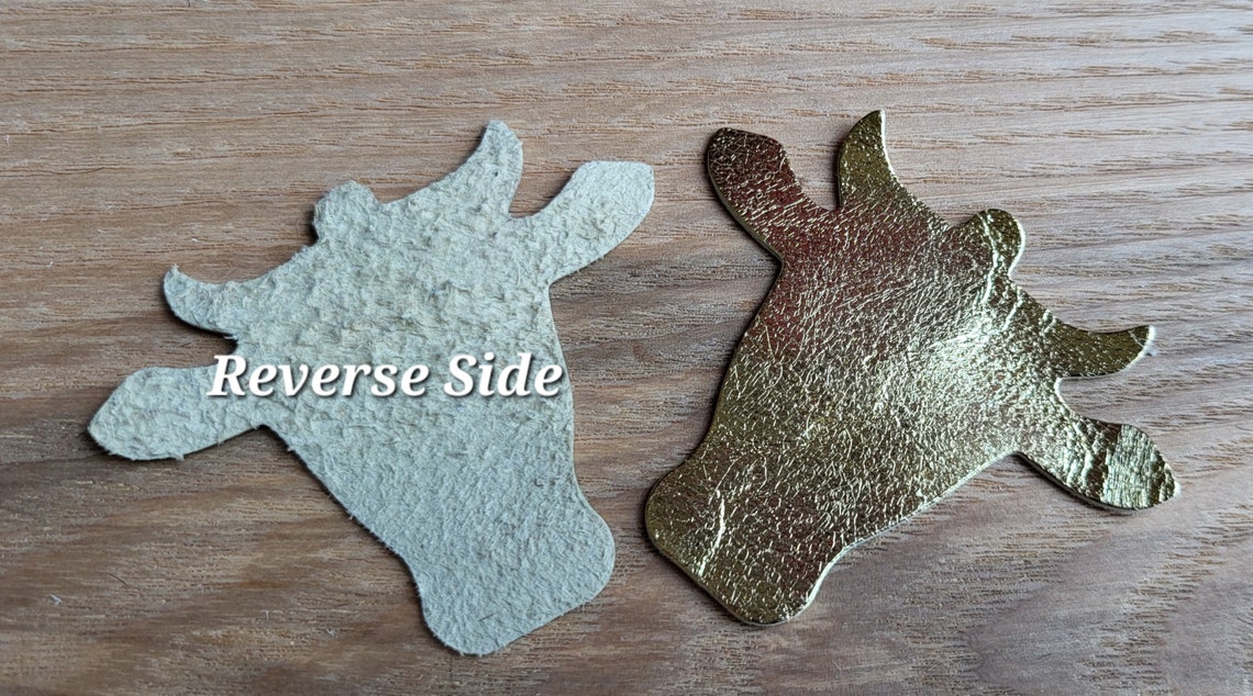 10,20 Pack Cowhide for Crafts, Cowhide Shapes, Leather Craft Pieces ...