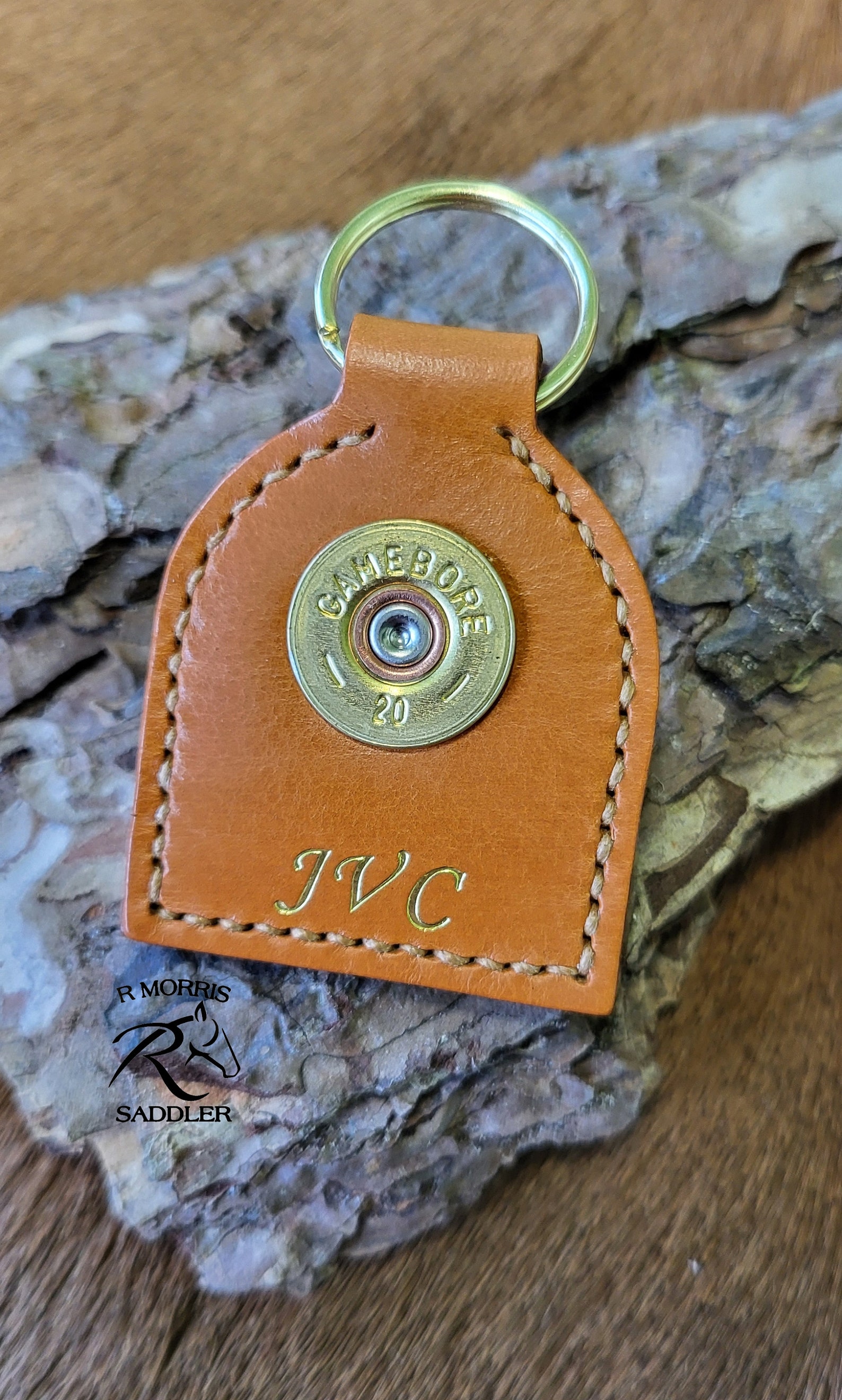 20 Gauge Shotgun Shell Keyring, Shotgun Cartridge Keyring, Personalised ...