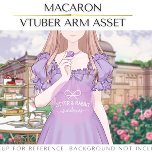 Vtuber Macaron Hands PNG Arm Asset for Live2d Vtuber - Etsy