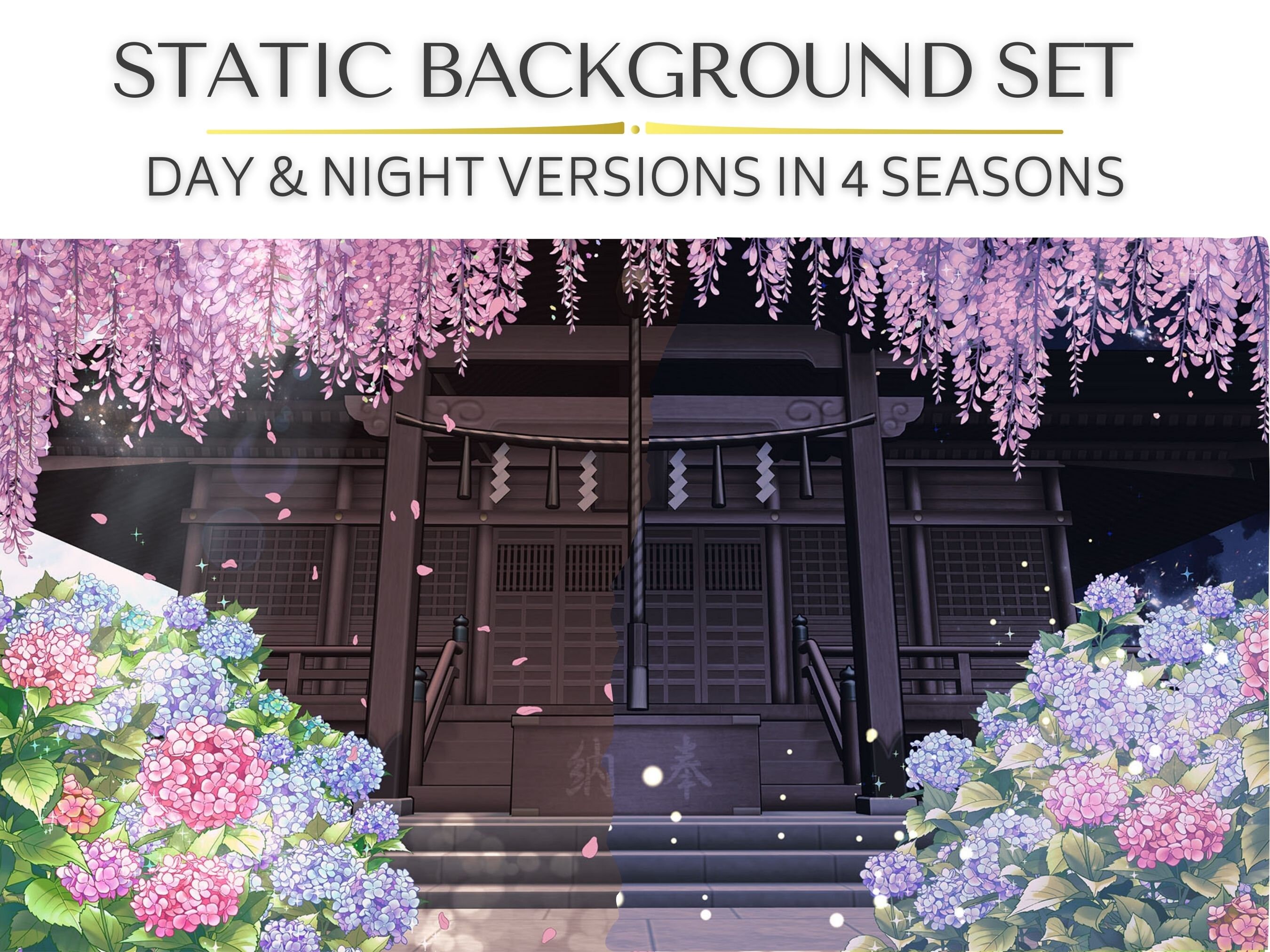 Background Pack Vtuber Livestream Japanese Temple Static - Etsy