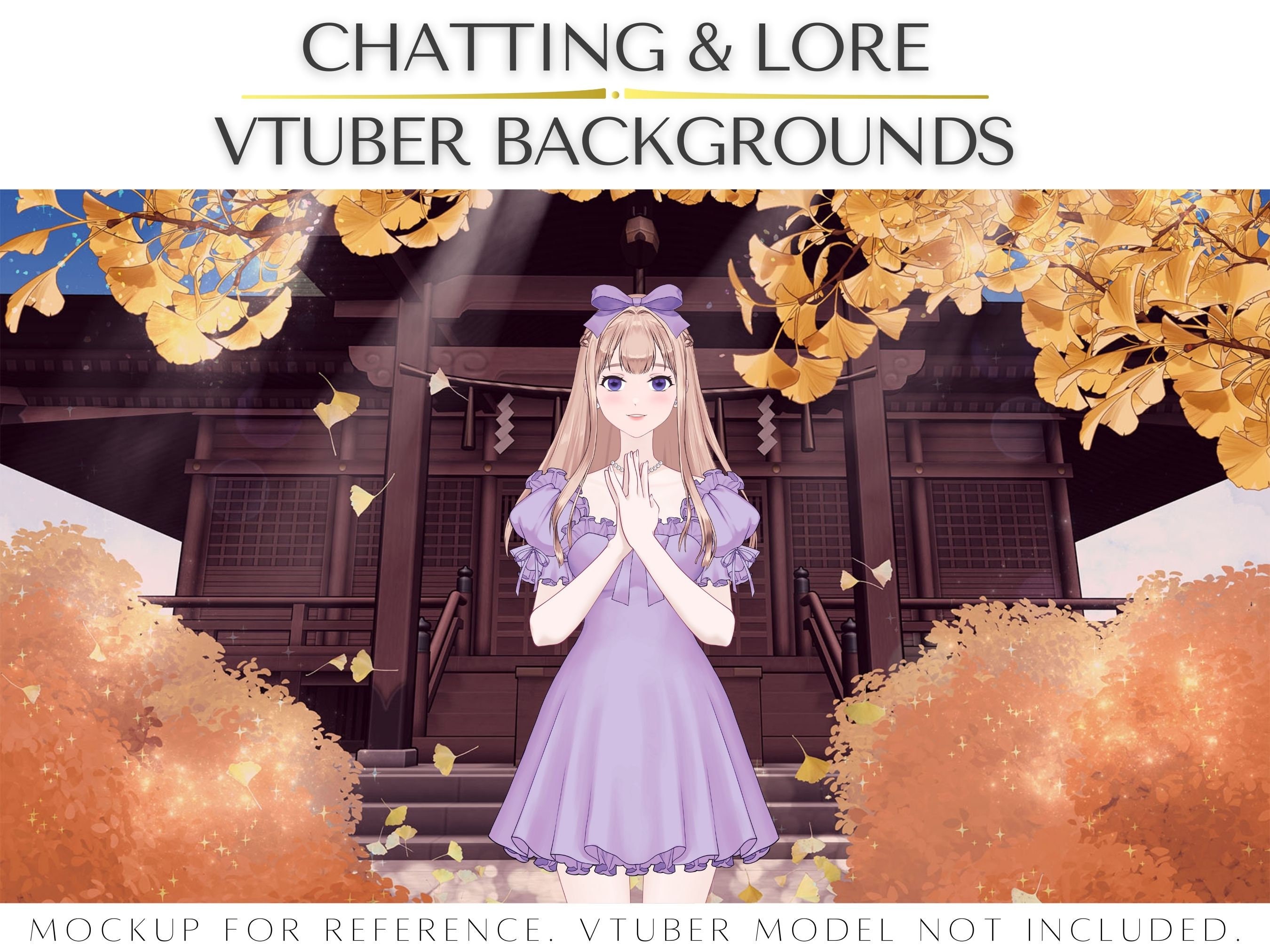 Background Pack Vtuber Livestream Japanese Temple Static - Etsy