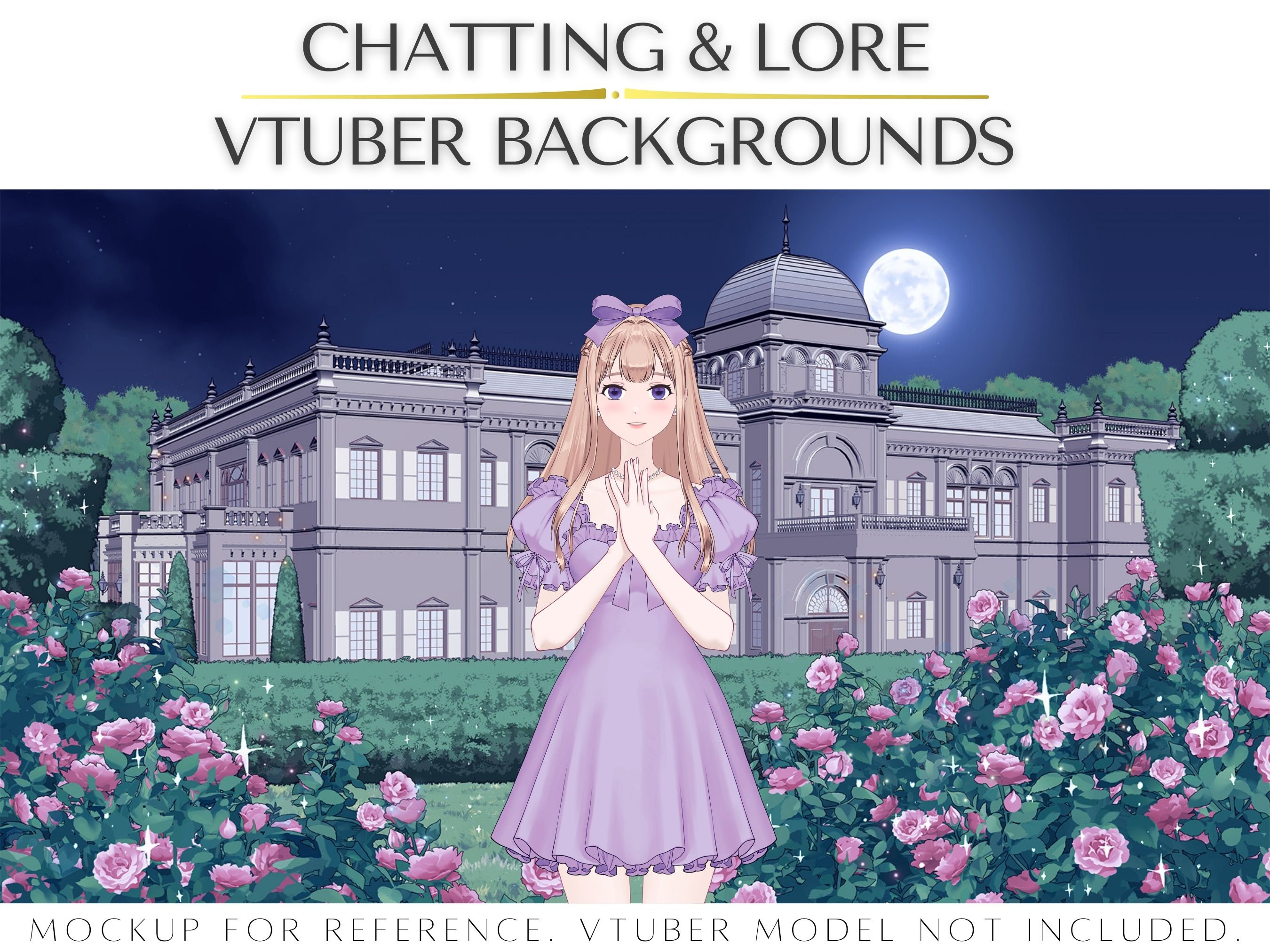 Background Pack Vtuber Livestream Manor House Static - Etsy