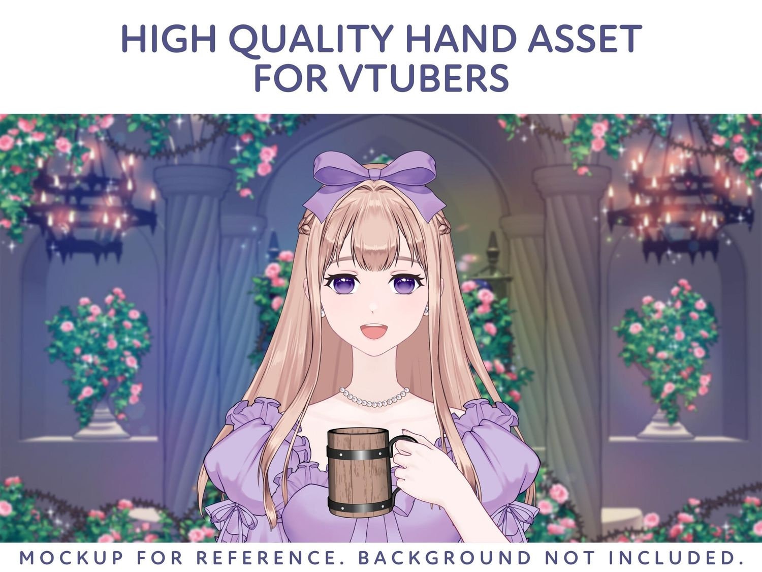 Vtuber Beer Stein Hands | PNG Arm Asset for Live2d Vtuber Livetreamers ...