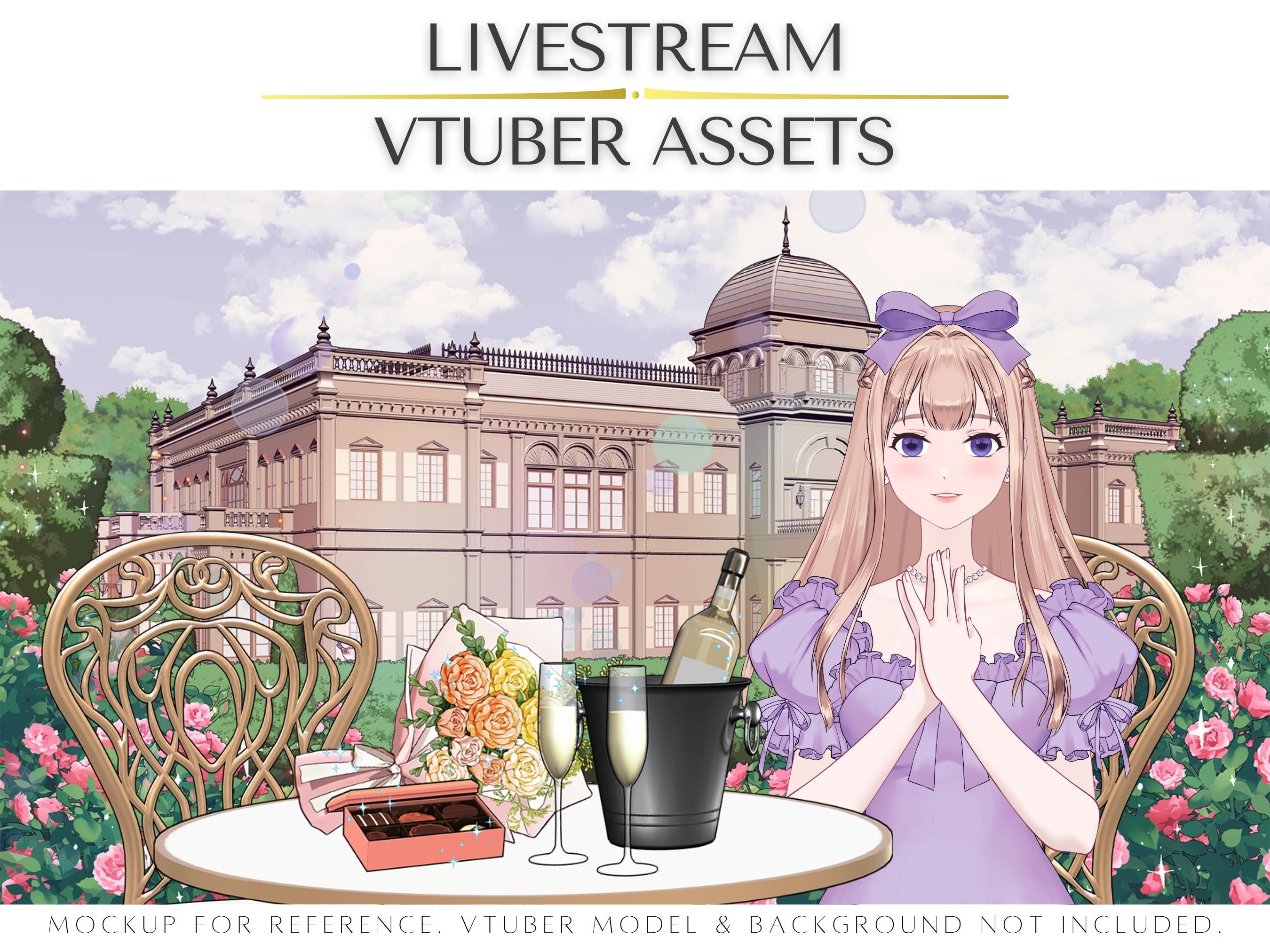 Vtuber Table Pack PNG Table and Chair Set 6 Variants for - Etsy UK