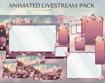 Vtuber Overlay Pink - Etsy