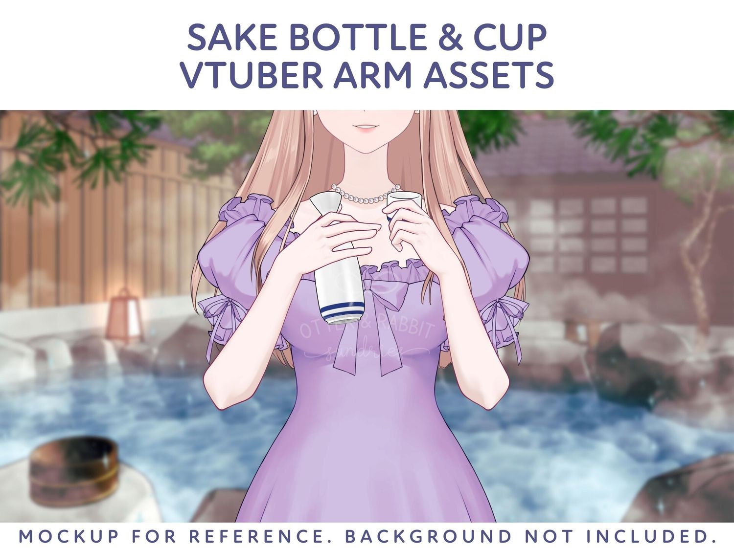 Vtuber Sake Bottle and Cup Hands | PNG Arm Asset for Live2d Vtuber ...