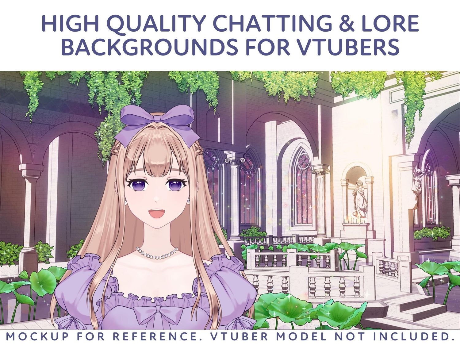 Background Pack Vtuber Livestream Water Temple Static - Etsy