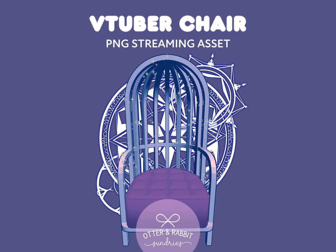 Vtuber Chair | PNG Purple Magic Circle Chair Asset for Vtuber ...