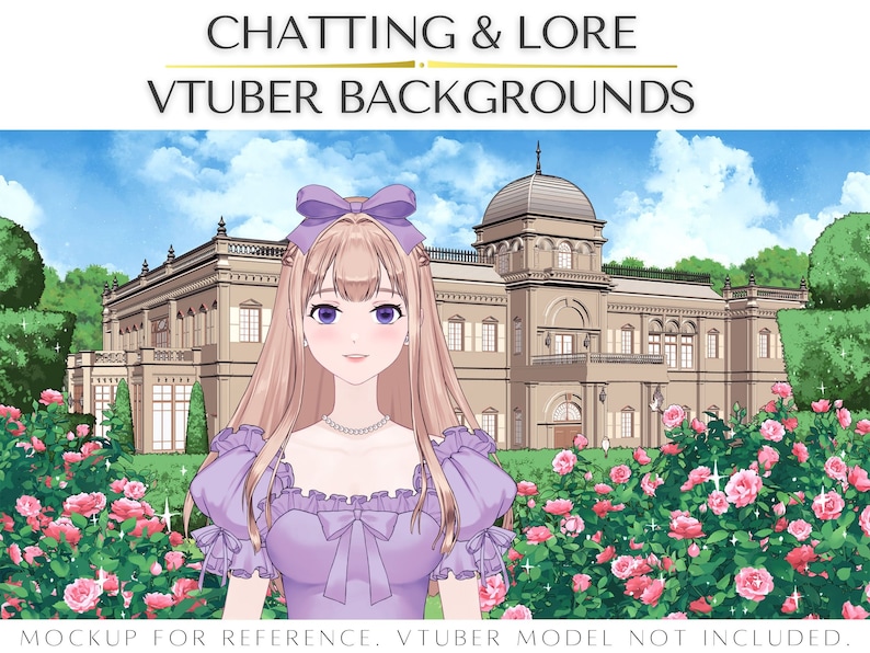 Background Pack Vtuber Livestream Manor House Static - Etsy
