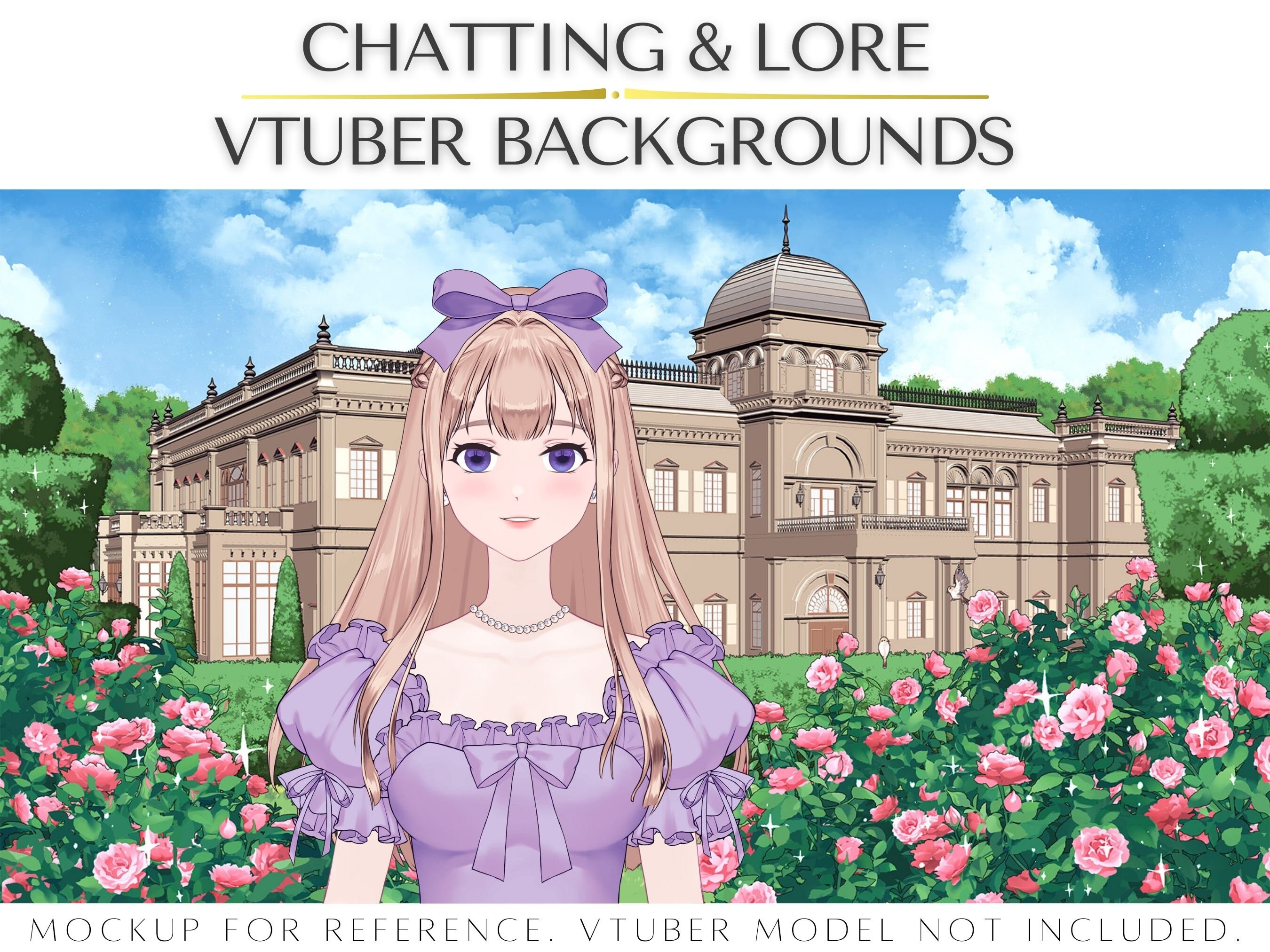 Background Pack Vtuber Livestream Manor House Static - Etsy