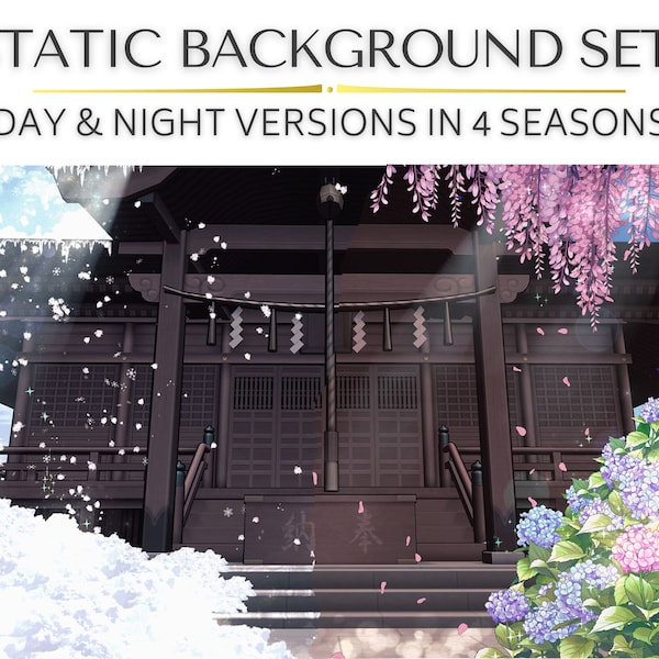 Japanese Vtuber Background - Etsy Canada