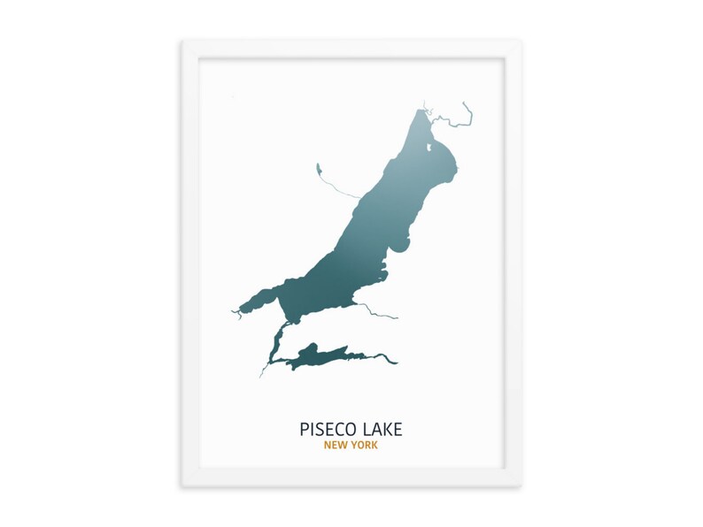 Piseco Lake Poster Adirondack Park New York State Park - Etsy