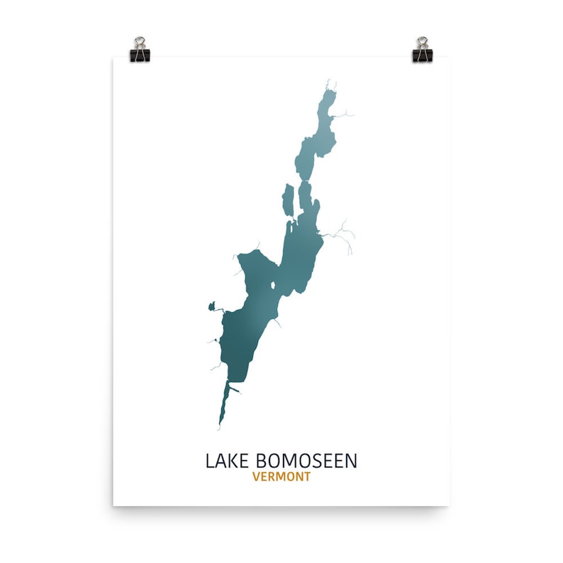Lake Bomoseen Print Vermont State Parks, Green Mountains, Vermont Lakes ...