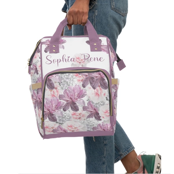 Purple Diaper Bag - Etsy