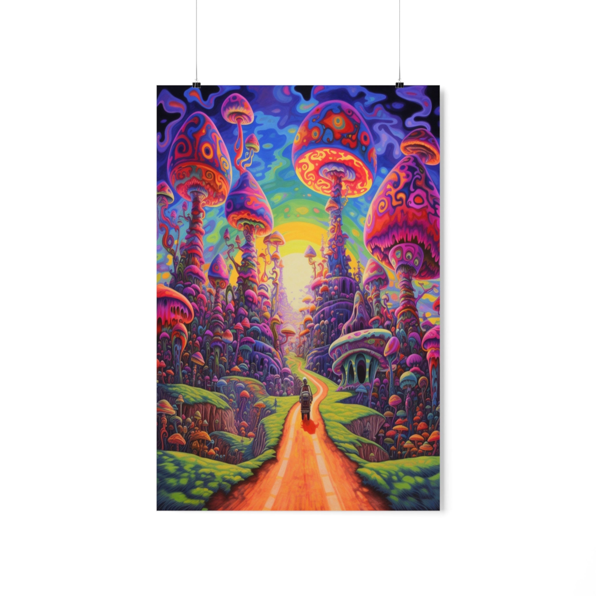 Enhance Your Environment With Vibrant Psychedelic Vertical Posters - Etsy