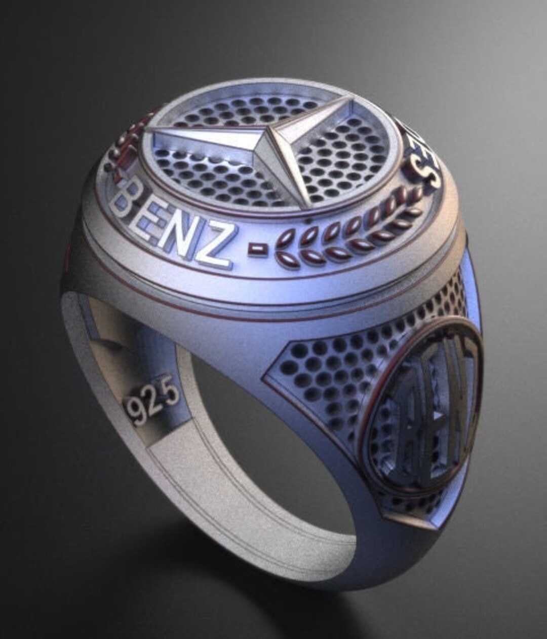 Mercedes Ring, Mercedes Benz Ring, 925 Sterling Silver, Latest Design ...
