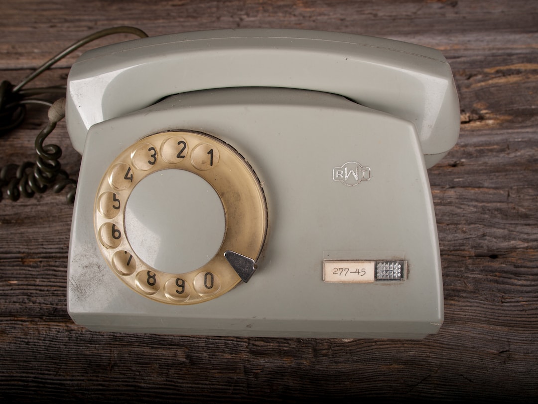 Old Analog Rotary Phone Vintage Antique - Etsy