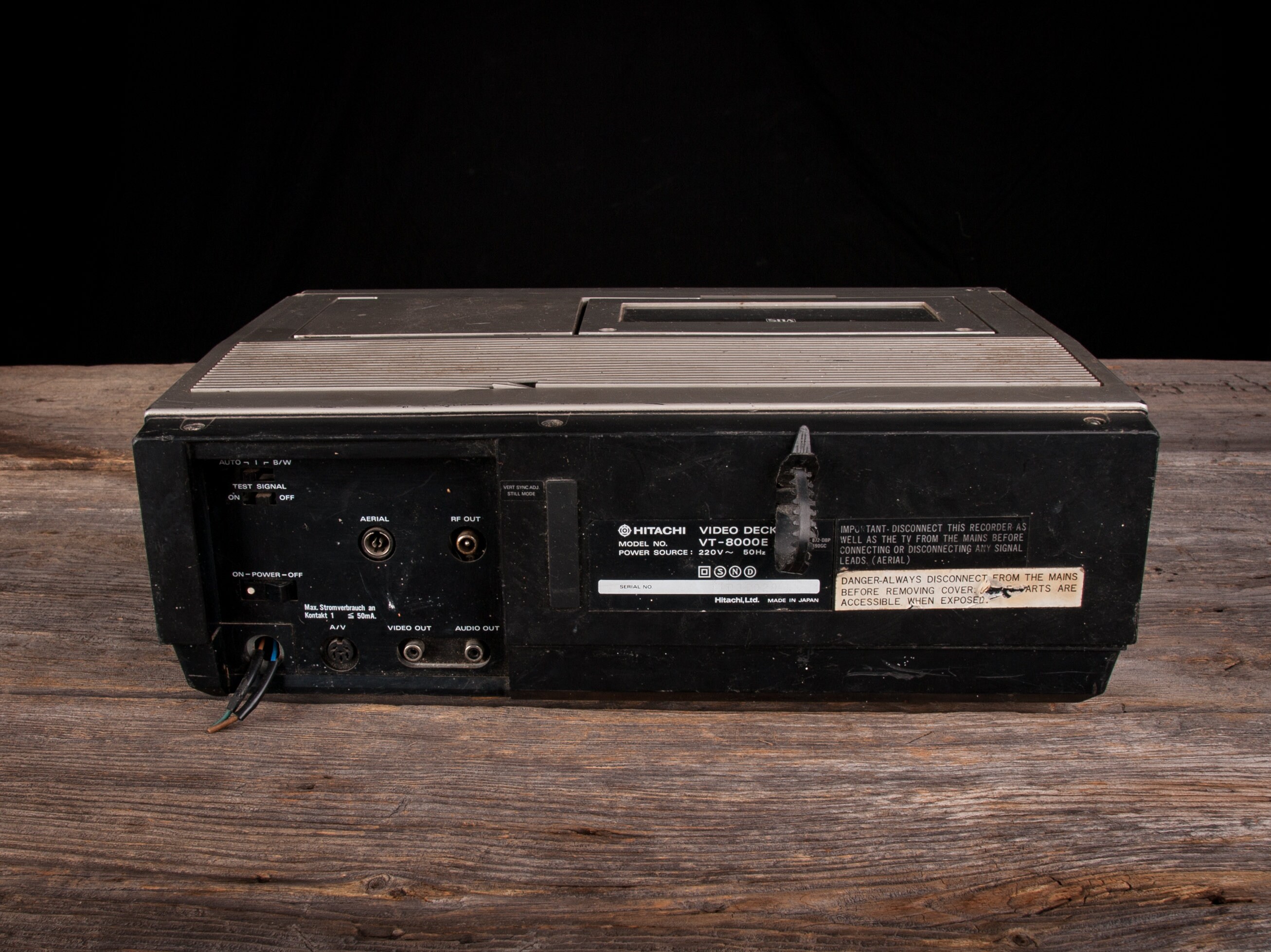 Hitachi Video Deck Vt-8000e Retro Vintage Vhs Player Old - Etsy UK