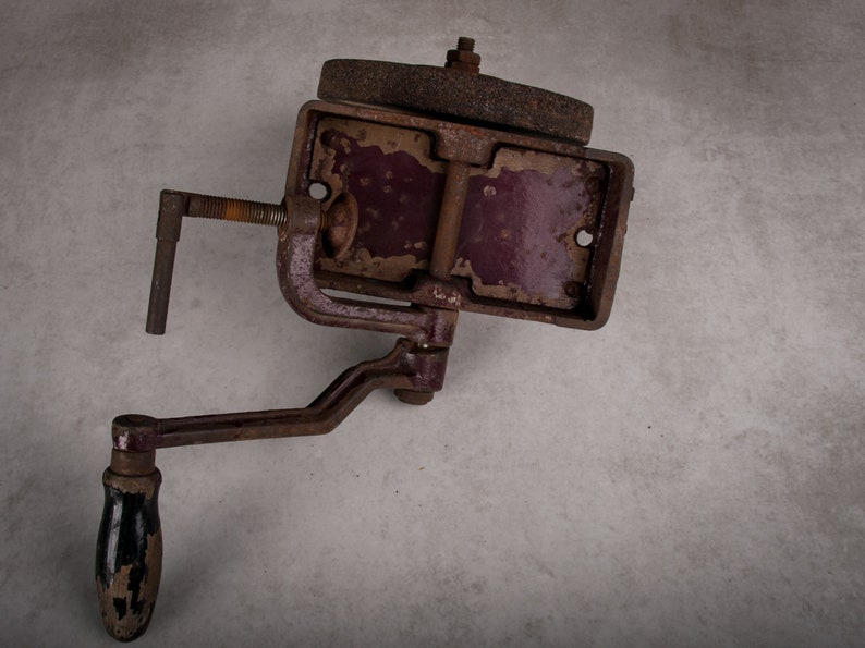 Manual Crank Grinder Old Sharpener Vintage Antique Machine - Etsy