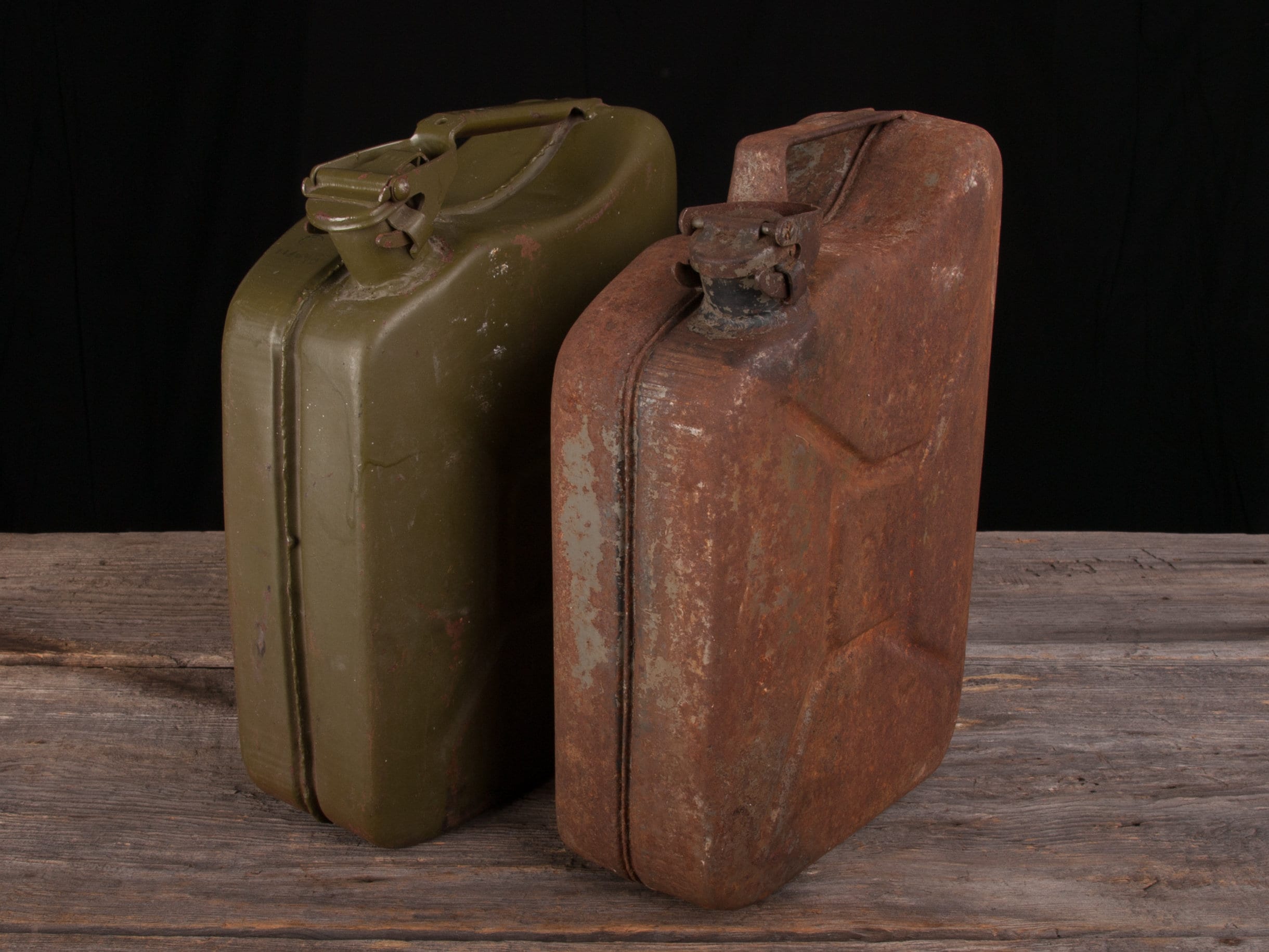 Gasoline Canister 10l Olive Rusty Steel Military 2,2 Gallons Tank - Etsy