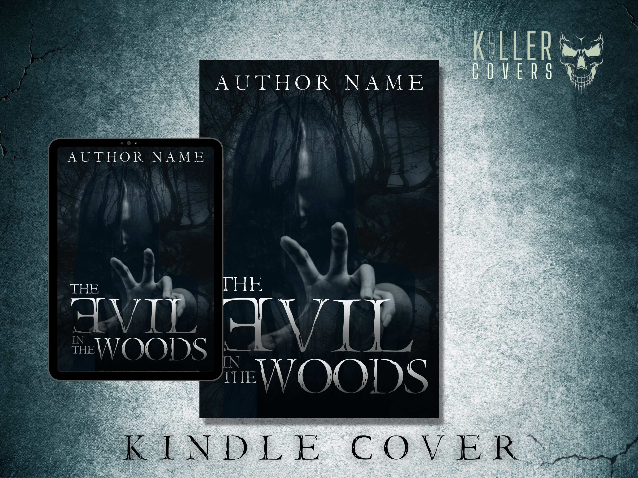 Premade Book Cover Design, Horror Ebook Cover, Readymade Digital Book ...