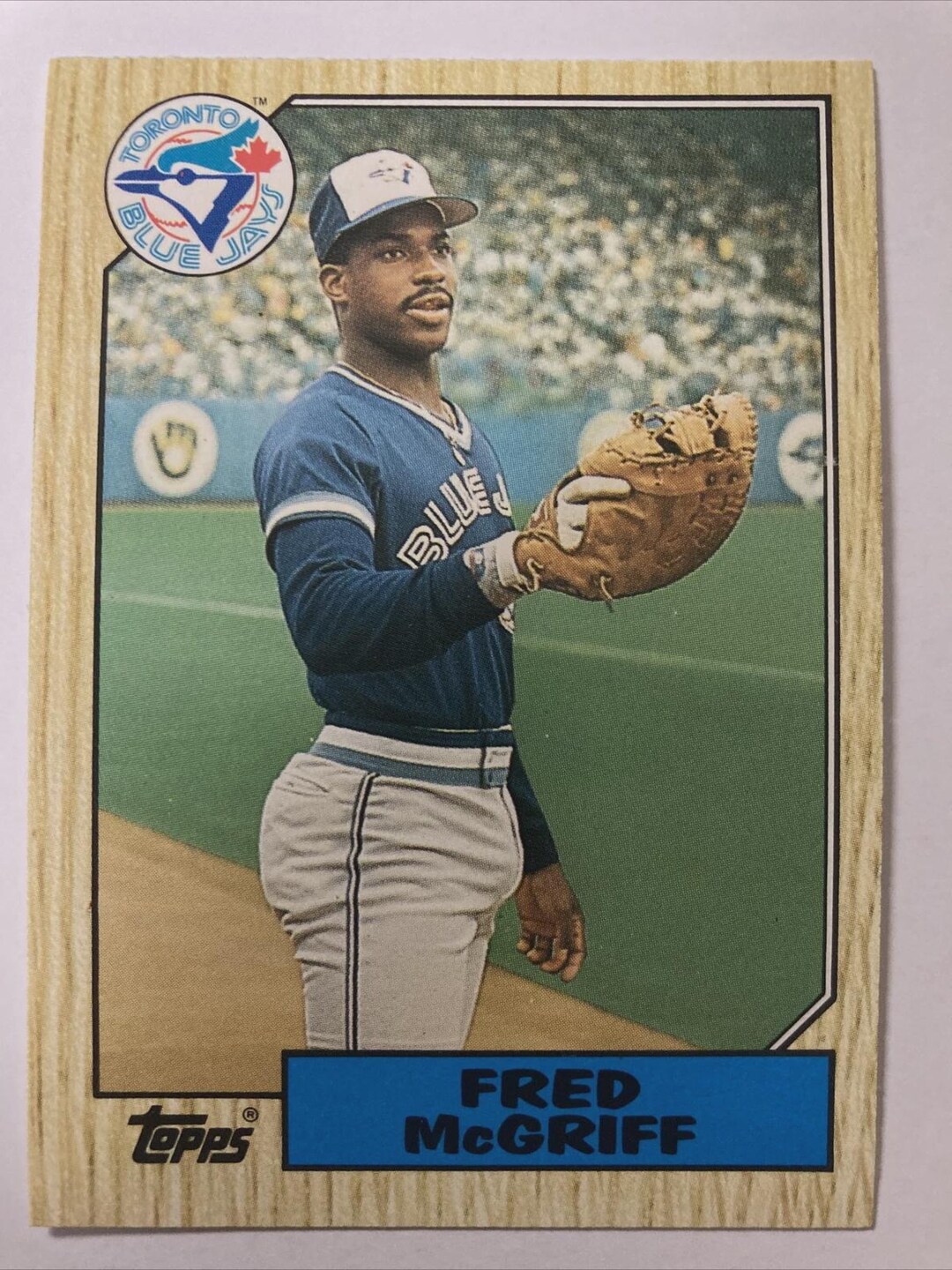 Fred Mcgriff's Rookie Card in Perfect Condition...traded to the Blue ...