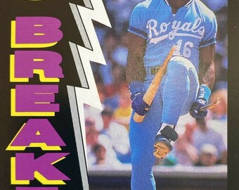 Bo Jackson Score Card - Etsy