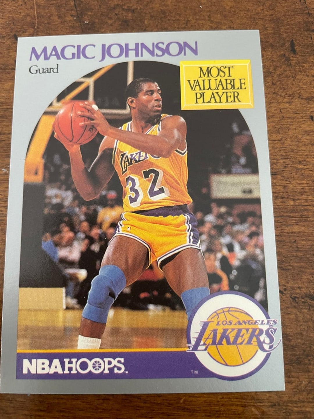Magic Johnson HOF 1989- 1990 NBA HOOPS #157 Most Valuable Player - Etsy